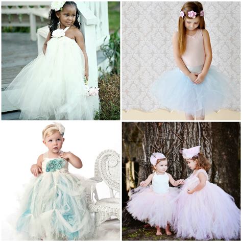 Weddings The Joys And Jitters Sweet Flower Girl Tutu Dresses