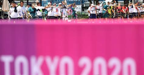 올림픽 양궁 선수들의 훈련 열기