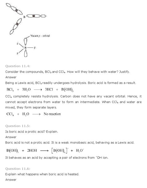 Chemistry Ch 11 The P Block Elements Class 11 NCERT Solutions