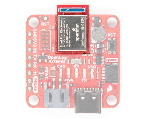 Openlog Artemis Hookup Guide Sparkfun Learn