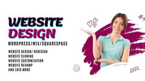 Design Redesign Clone Revamp Customize Wordpress Wix Squarespace