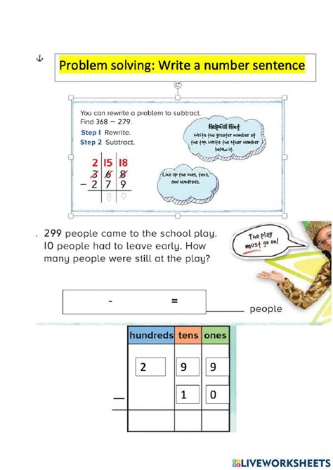write a number sentence problem solve 741967 desreanna