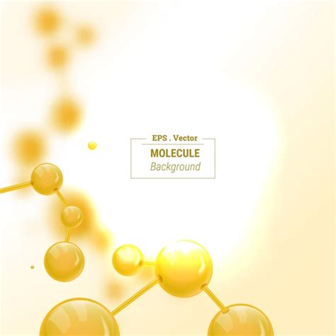 Premium Vector Abstract Molecules Design Background