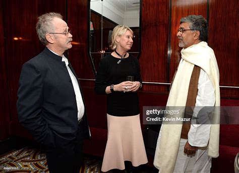 David Hircock Pamela Gill Alabaster And Kailash Satyarthi Attend News Photo Getty Images