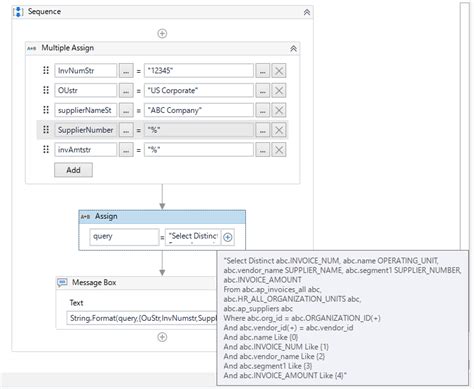 Using Variables In A SQL Query String Commands Must End In Double