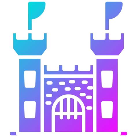 Premium Vector Castle Flag Vector Icon Can Be Used For Medieval Iconset