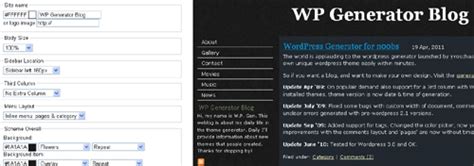 Four Promising Yet Free Online Wordpress Theme Generators
