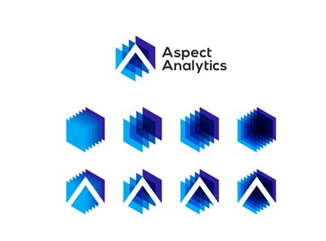 aspect analytics biomedical bioinformatics it logo design by alex tass