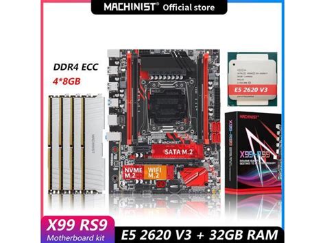 X99 Motherboard Kit Set With Intel Xeon E5 2620 V3 Cpu Processor 32gb4