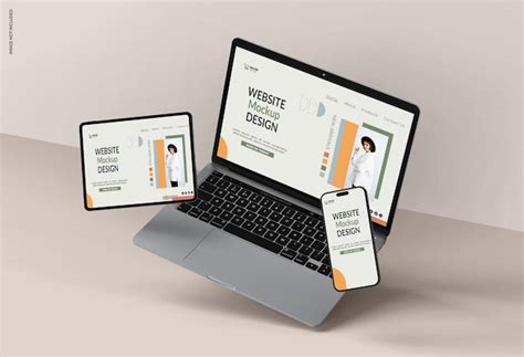 Premium PSD Responsive Website Mockup Design