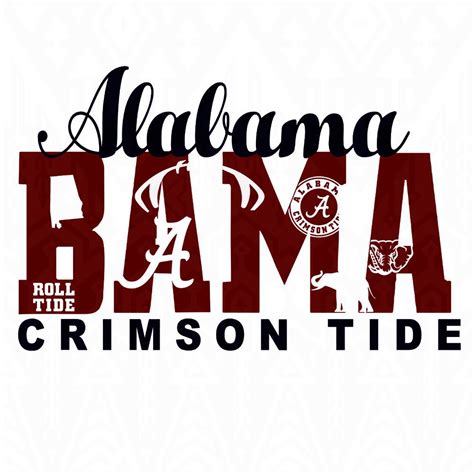 Alabama Crimson Tide Logo Vector At Collection Of