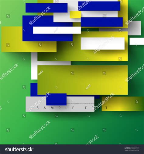 Overlapping Elements Background Stock Vector Royalty Free 196439531 Shutterstock