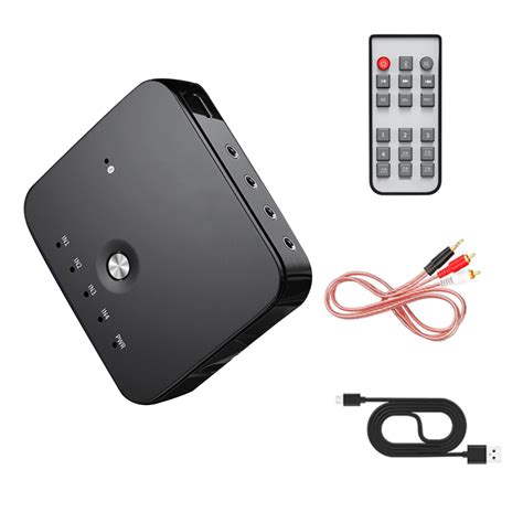 4 Way Stereo Audio Selector Splitter Bluetooth Audio Converter