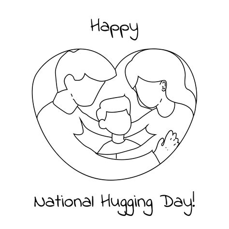 Free Happy National Hugging Day Illustration Download In Illustrator Psd Eps Svg  Png