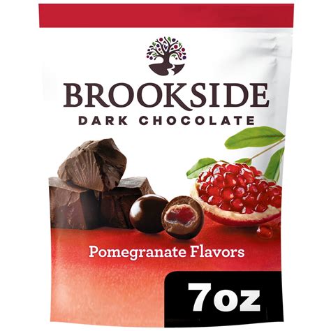 Brookside Dark Chocolate And Pomegranate Flavored Snacking Chocolate