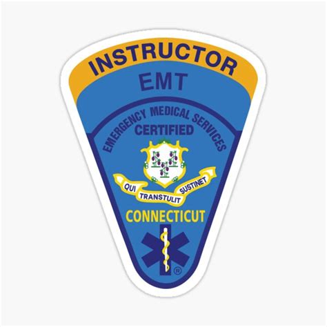 Ct Emt Instructor Patch Sticker For Sale By Seanc898 Redbubble