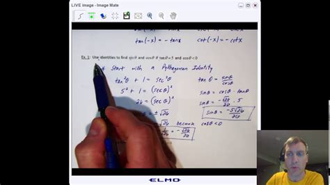 Precalculus 5 1 Lesson 2 Youtube