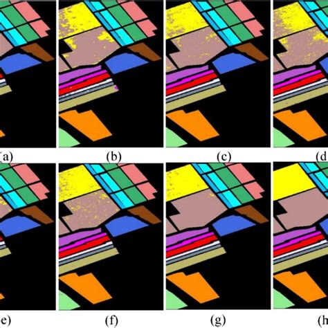 Classification Maps Of Different Methods On The Sa Dataset A Ground Download Scientific