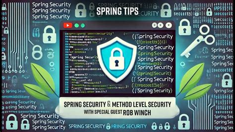 Brian Stover On Linkedin Spring Tips Spring Security Method Security With Special Guest Rob Winch