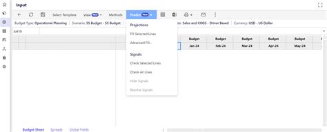 predict signals on templates