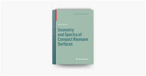‎geometry And Spectra Of Compact Riemann Surfaces En Apple Books