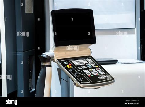 5 Axis Milling And Turning CNC Machine Stock Photo Alamy