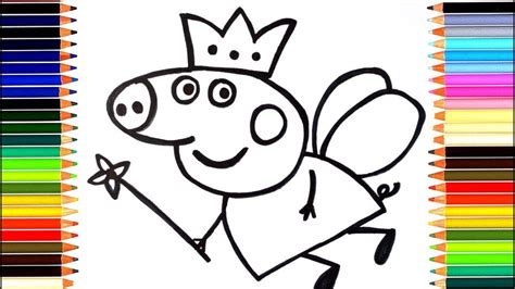 Свинка Пеппа Как нарисовать Свинку Пеппу поэтапно Рисование для детей Youtube