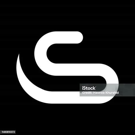 최소한의 Sc 로고 고급스러운 배경에 Cs 편지의 아이콘입니다 Sc 모노그램 이니셜을 기반으로 한 로고 아이디어 전문적인 다양한