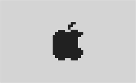 Pixelated Apple Logo