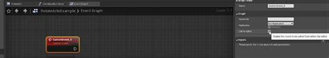 QUICK DEV TIP UE UE EDITOR CALL EVENTS AT RUNTIME CBgameDev
