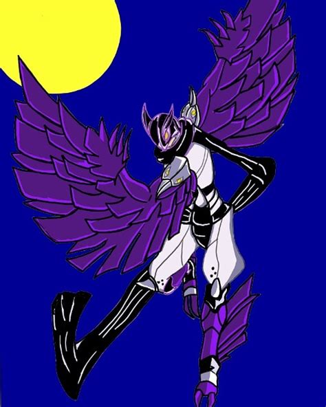 Drew My Favorite Digimon Of All Time Ravemon Burst Mode R Digimon