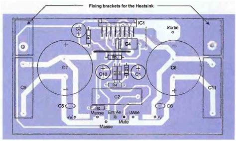 Watt Power Amplifier Circuit Diagram Using A Single IC TDA Homemade Circuit Projects
