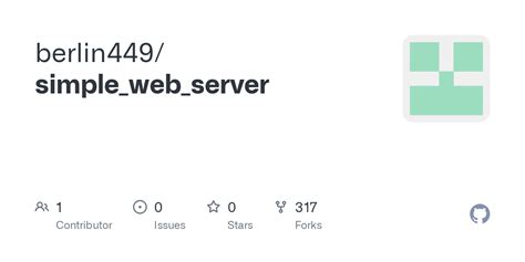 GitHub Berlin449 Simple Web Server