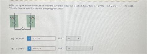 Solved A In The Figure What Value Must R Have If The Chegg Com