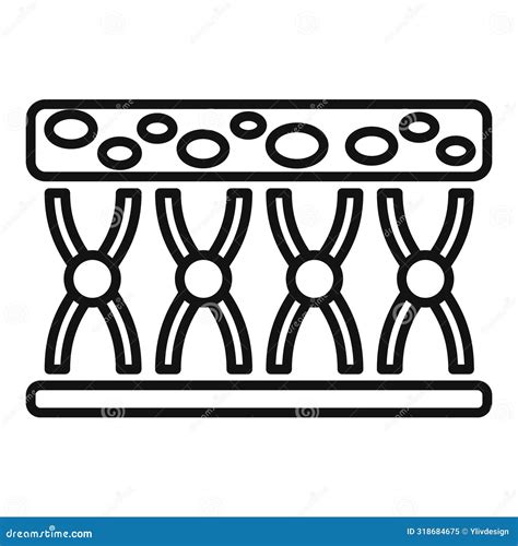 Electrophoresis Gel Vector Illustration Background