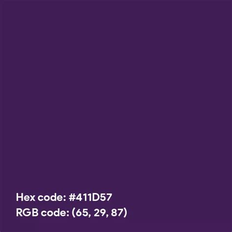 Astronomy Color Hex Code Is 411d57