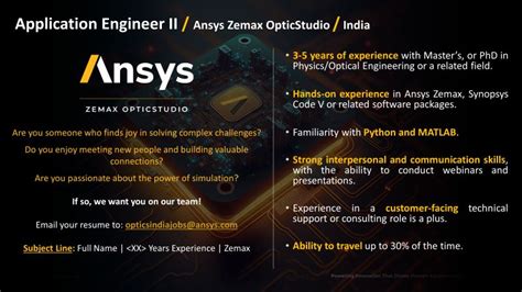Udit Singh On Linkedin Jobs Ansys Optics