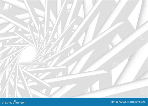 Abstract Of Rotating Prisms In A Circle Vector Stock Vector