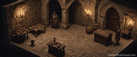 Medieval Crypt Concept Art Stable Diffusion Online