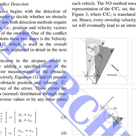 The Velocity Obstacle Method For Case Of Twodimensional Encounter