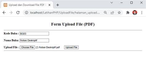 Tutorial Upload Dan Download File Pdf Menggunakan Php Dan Mysql Blog Belajar Official
