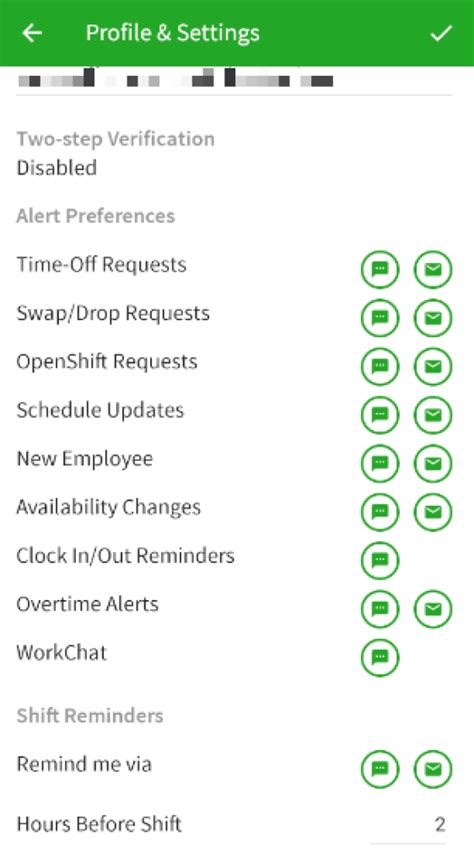 Setting Alert Preferences When I Work Help Center