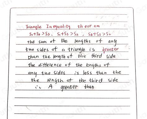 solved 15 in trianle inequality theorem s1 s2 s3 the sum of the