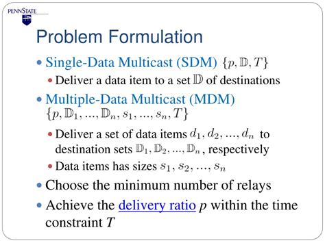 Ppt Multicasting In Delay Tolerant Networks A Social Network