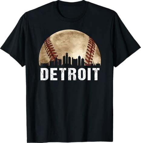 Detroit Michigan Pride Motor Rock City Shirt Iconic Skyline T Shirt