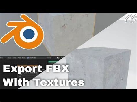 Blender How To Export FBX With Texture Tutorial YouTube Blender Tech Logos Tutorial