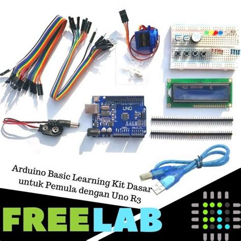 Jual Basic Learning Kit Dasar Untuk Pemula Dengan Uno R3 Ch340 Shopee Indonesia