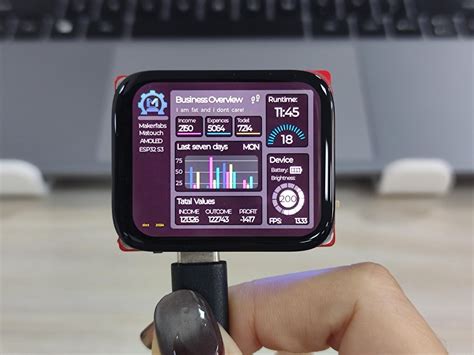 Matouch Esp32s3 Amoled 18 And Lvgl Made A Beautiful Ui 4 Steps