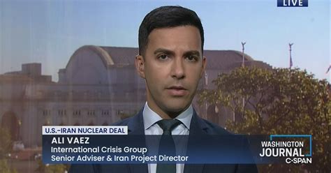Ali Vaez On The Future Of The Iran Nuclear Deal C