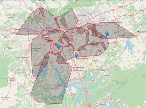 Visualization Of The Polygons Obtained By The Clustering By Default
